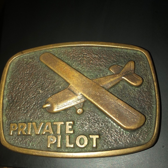 Other | Vintage 1978 Private Pilot Belt Buckle | Poshmark